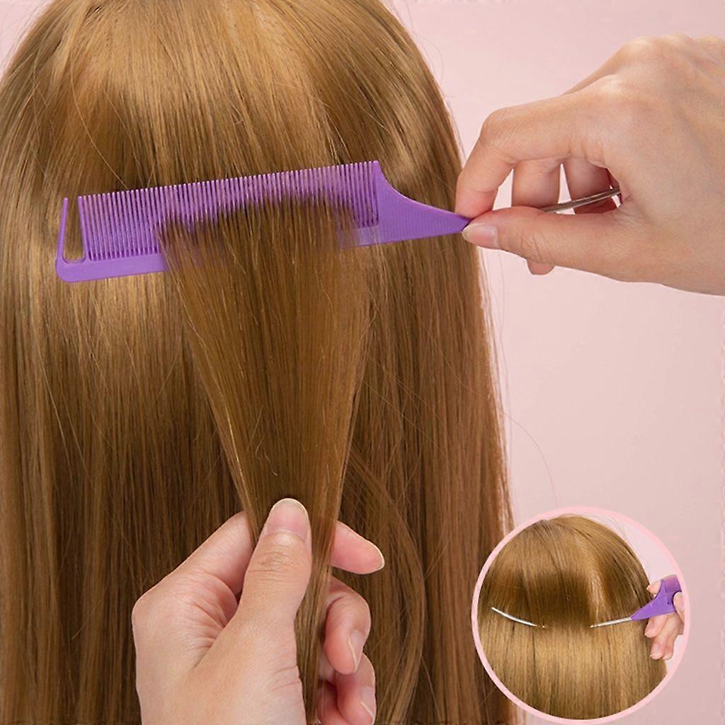 Highlight Comb Steel Needle Tip-tail Comb Salon Perm Hair Dye Brush ...