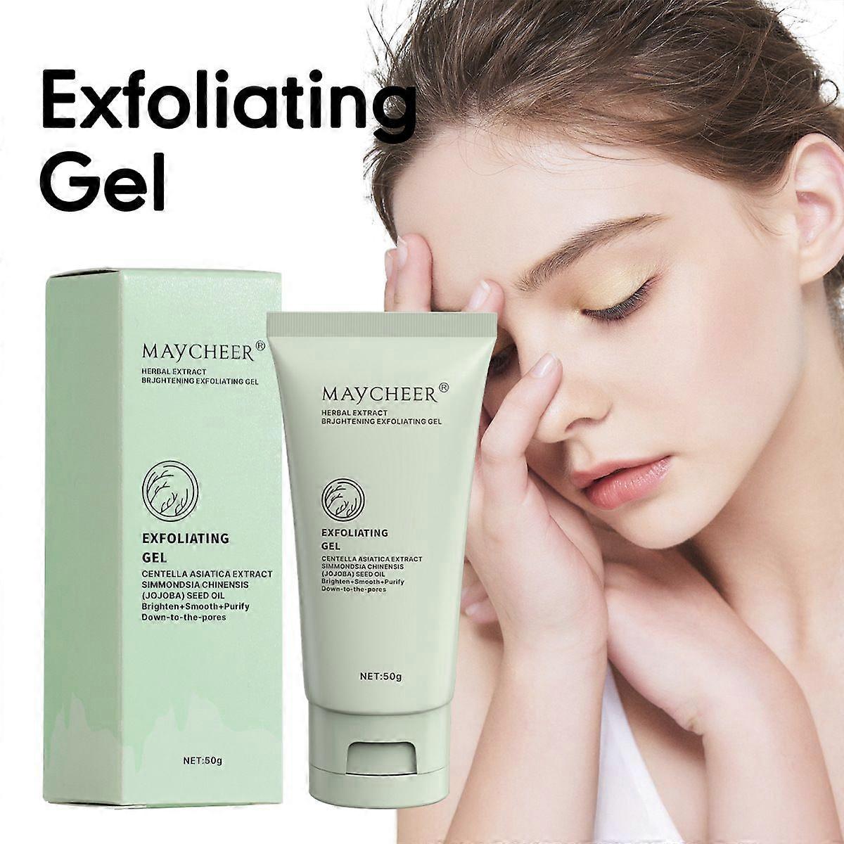 Purifying Exfoliating Gel, Herbal Extract Brightening Exfoliating Gel ...