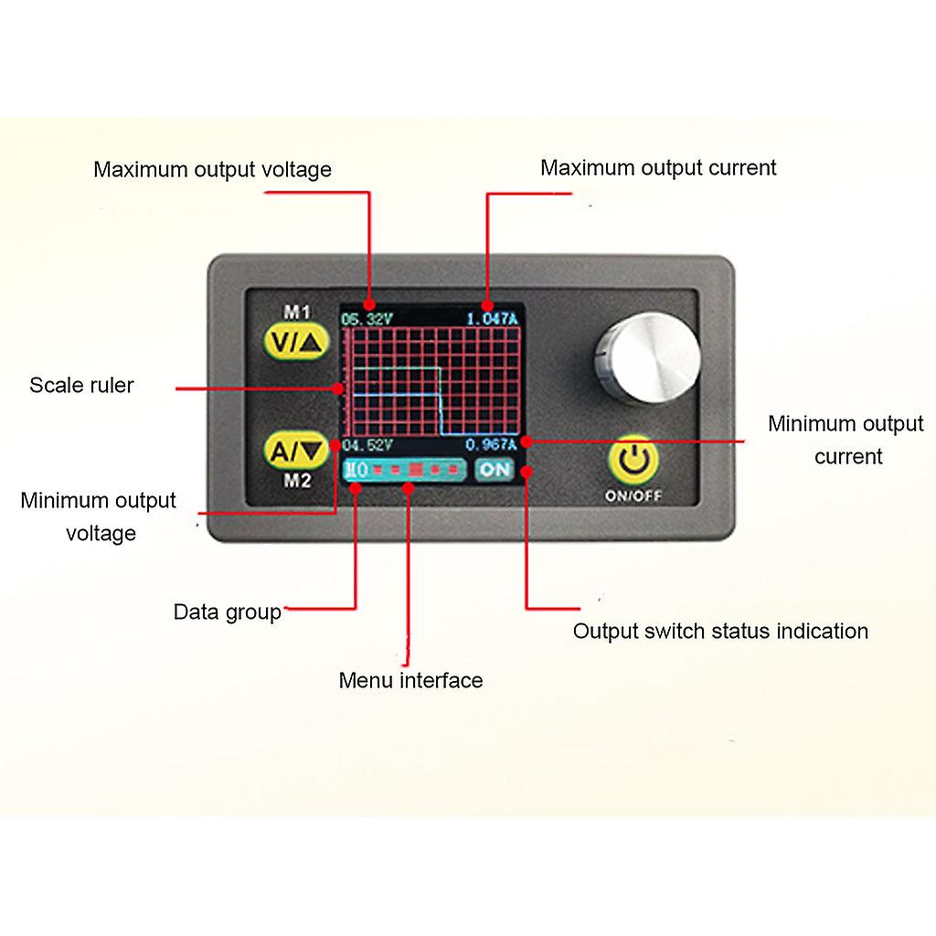 Wz3605e Dc Buck- Boost Converter Cc Cv 36v 5a Power Module Adjustable ...