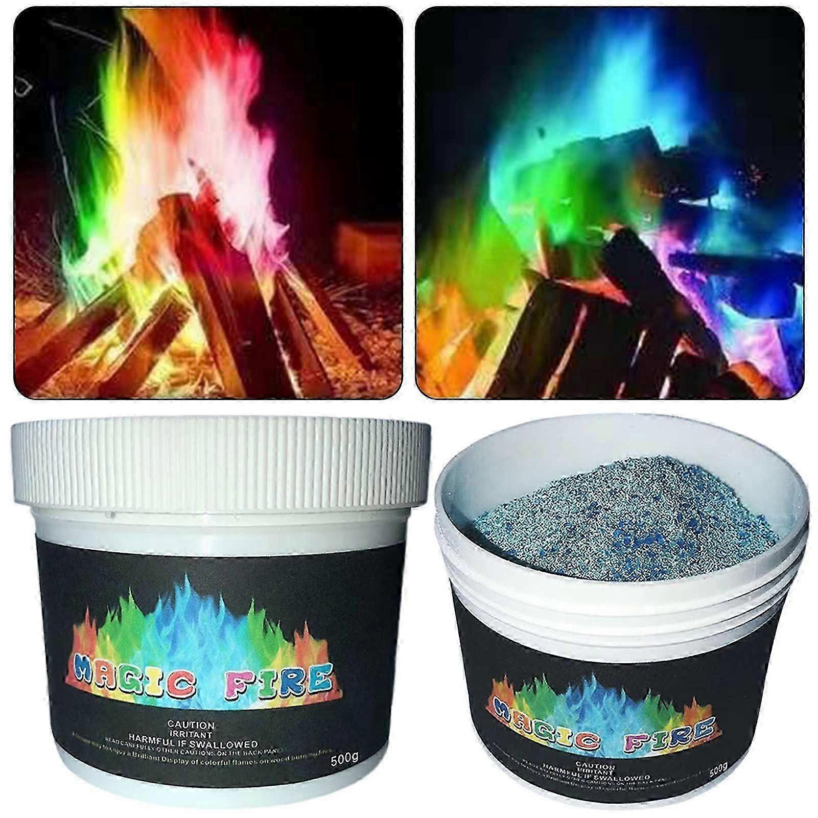 500g Magics Flame Fire Color Changing Powder Safe Formulas Fire Flame ...