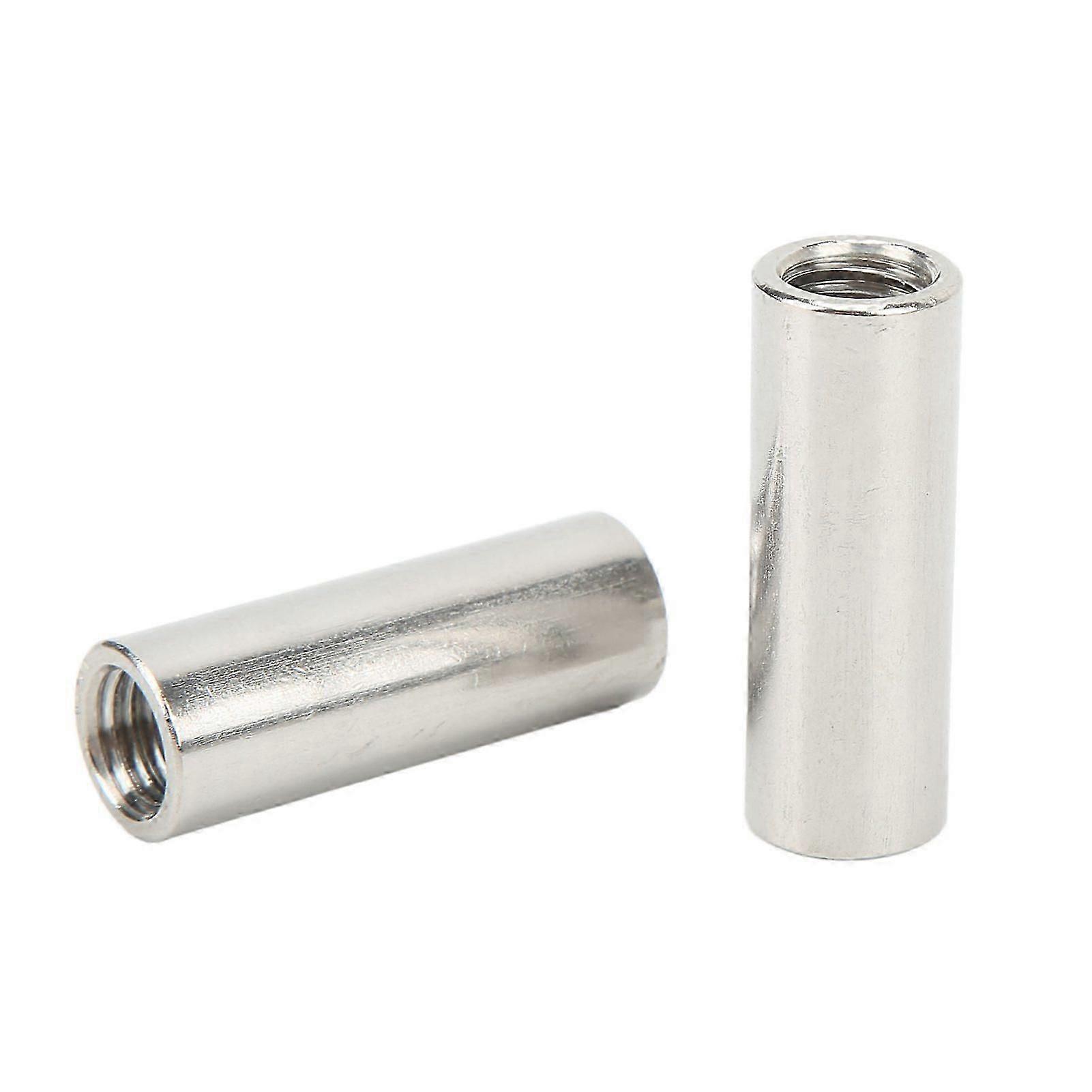 5Pcs Coupling Nut Round M12 Stainless Steel Rod Connector Nut Female ...