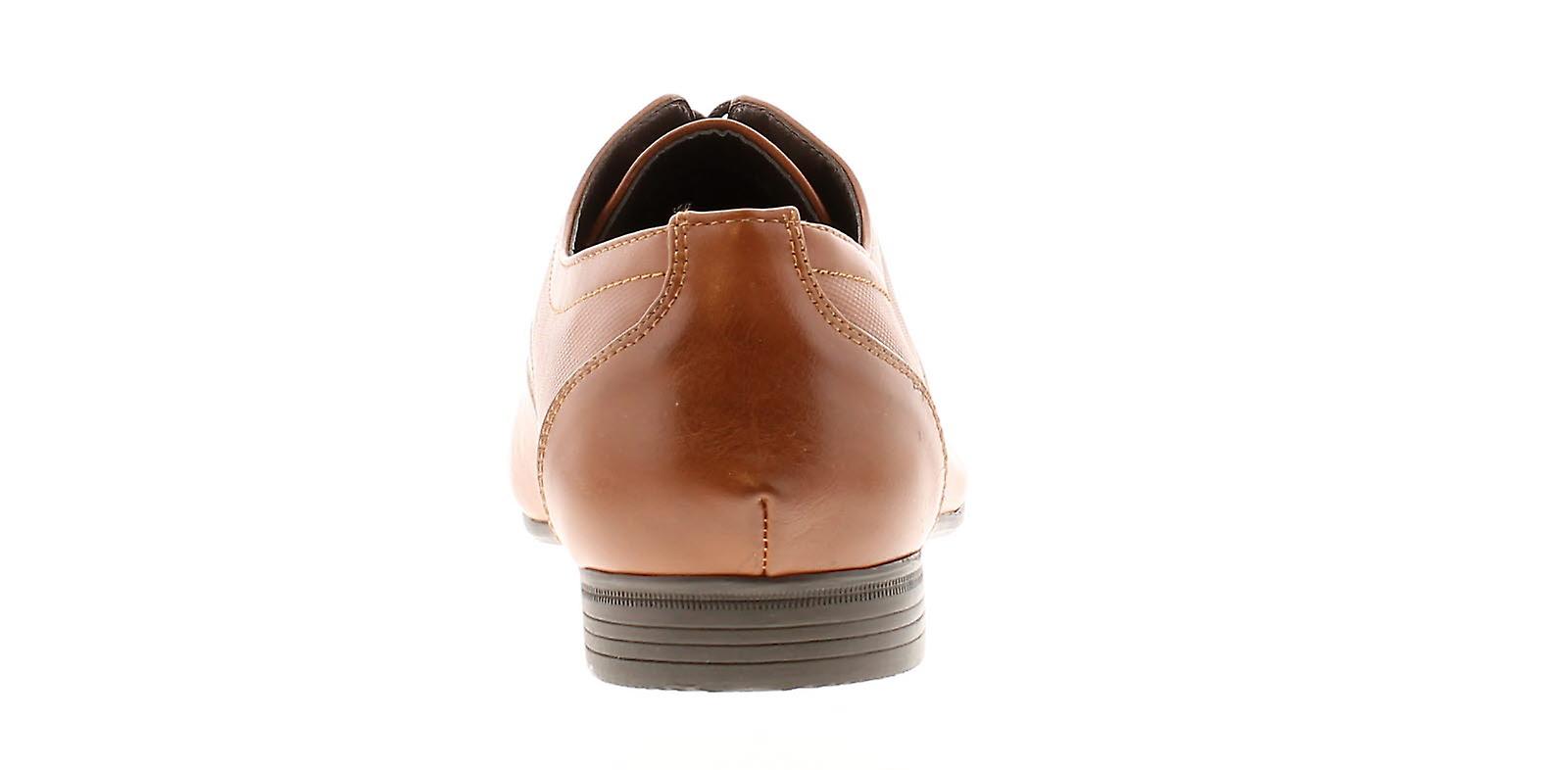 Business Class Mens Shoes Formal Smart Kewi Lace Up tan | Fruugo UK