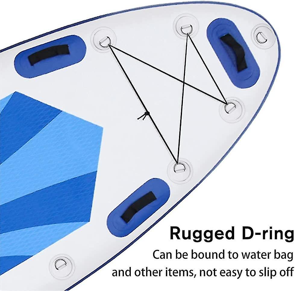 6 Pack Stainless Steel D-ring Patch For Inflatable Boat Kayak Dinghy ...