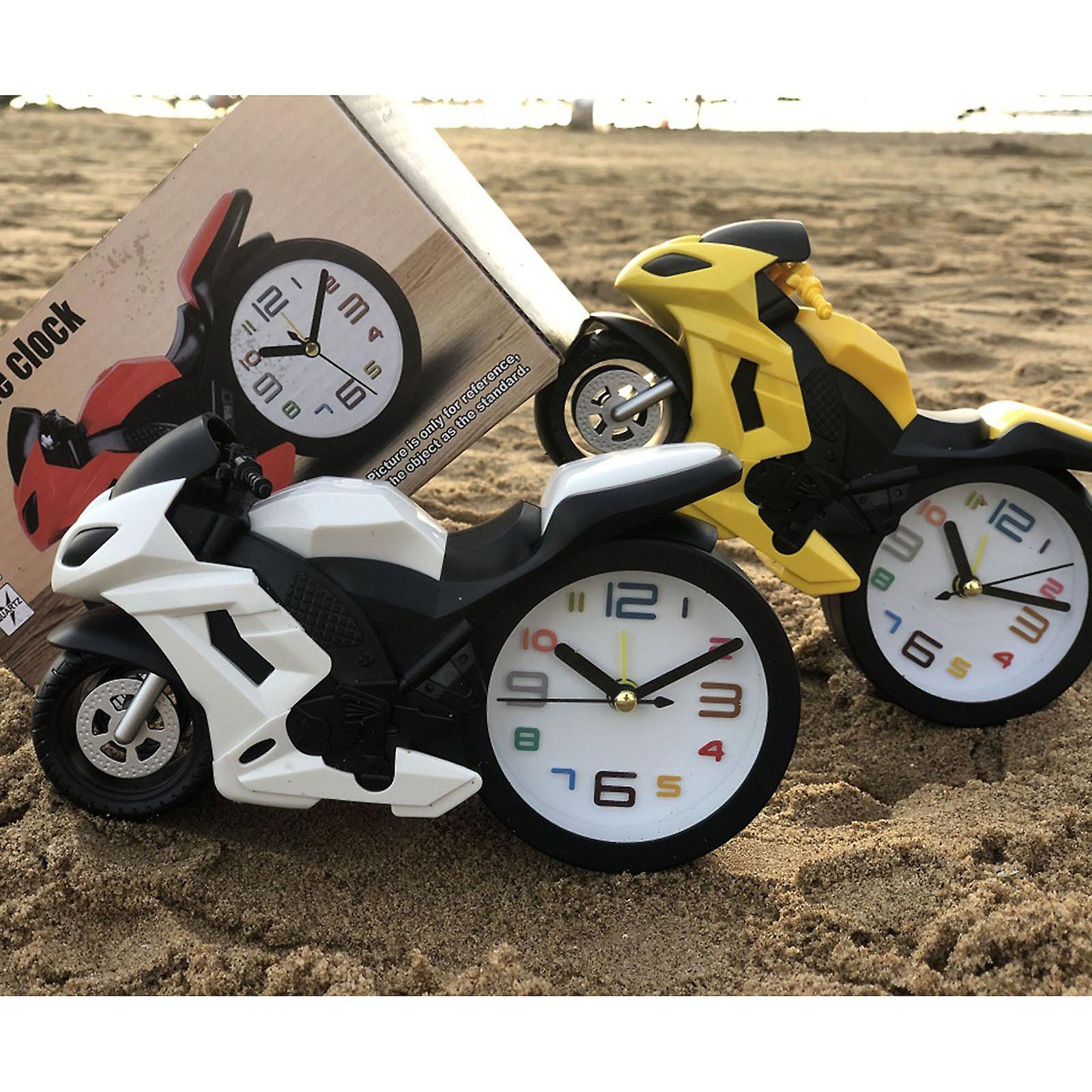 For Creative Motorcycle Shape Quartz Clock Alarm Clocks Timekeeper ...