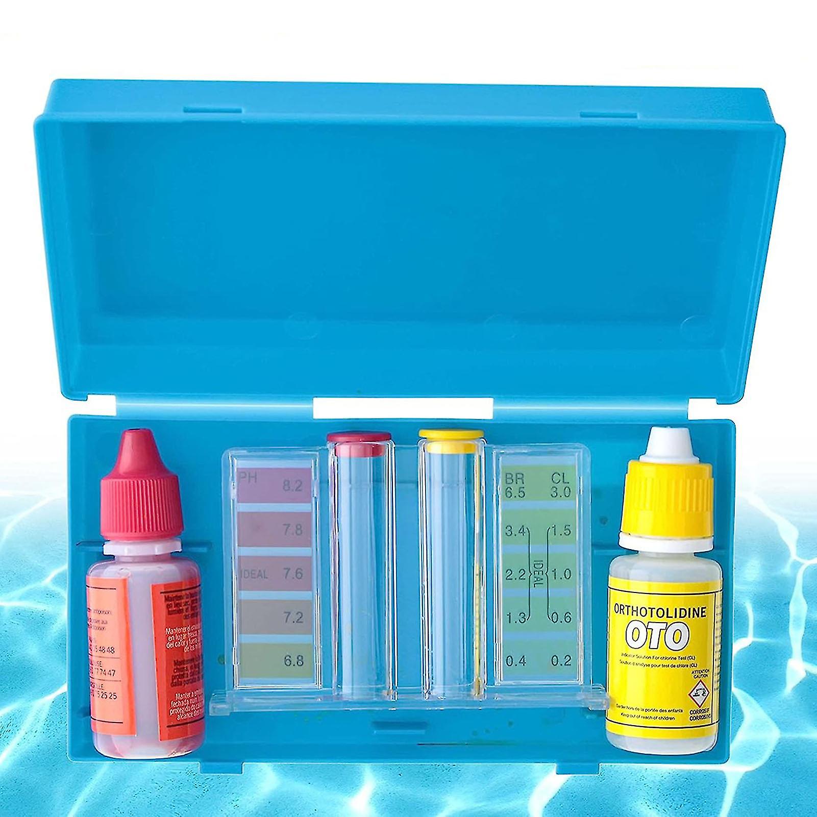 2-way Swimming Pool Test Kit Oto And Phenol Red Test Solutions Maintain ...