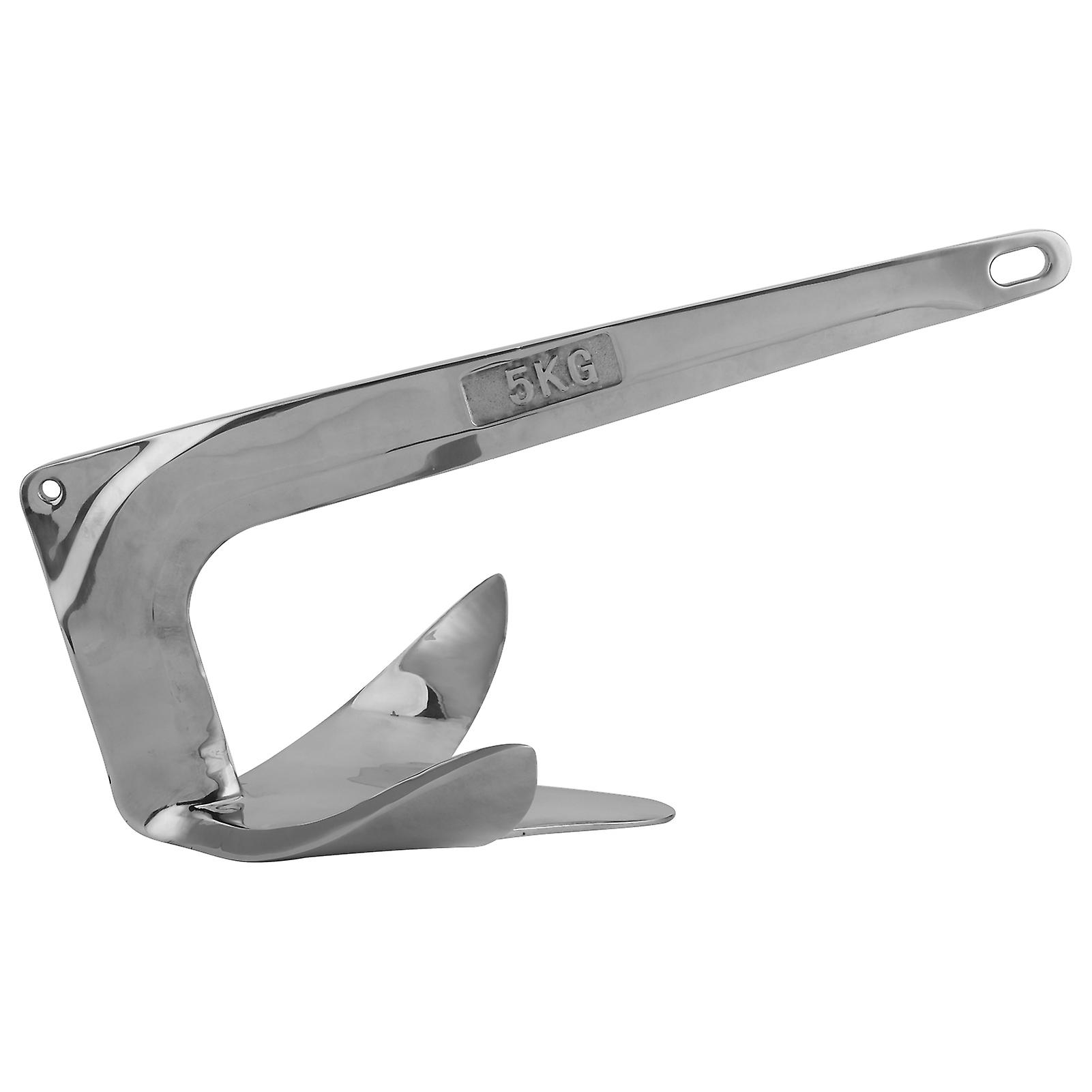 Claw Force Anchor 316 rustfrit stål Grapnel 11lb/5kg til jolle kajak ...