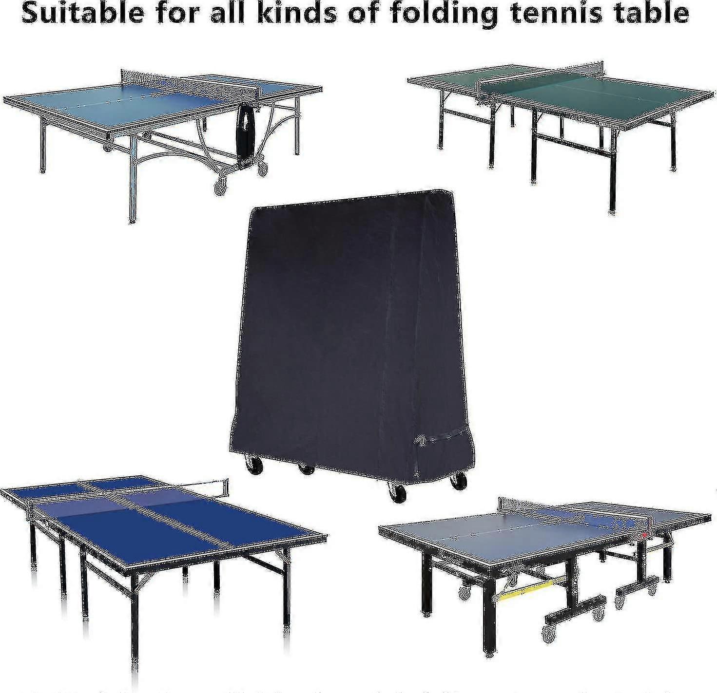Table Tennis Table Cover Waterproof Cover For Ping Pong Table 165 X 70 ...