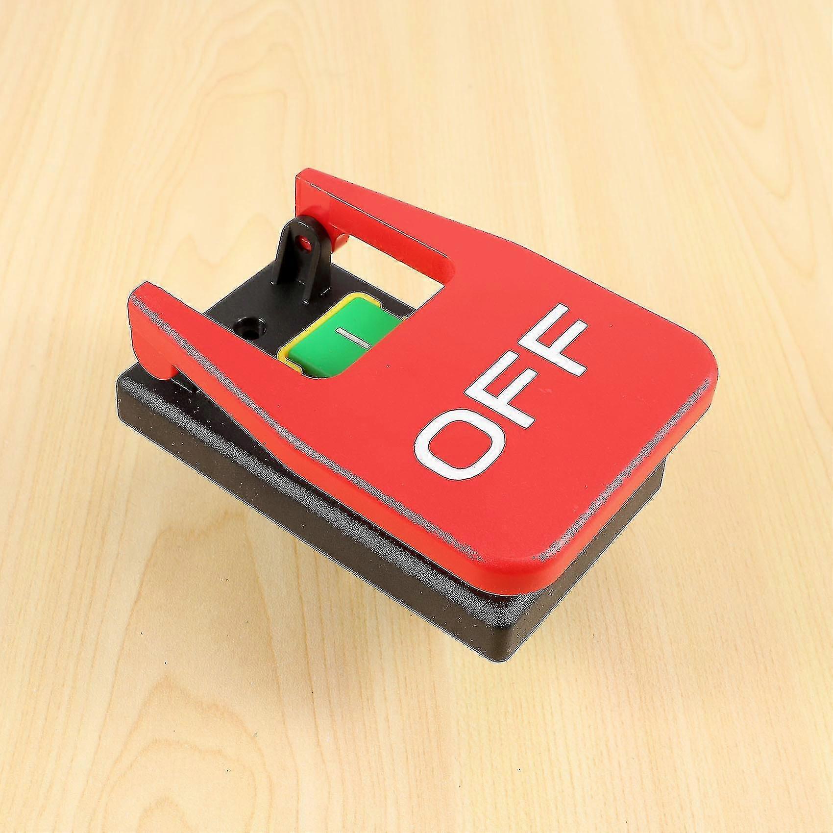 Off-On Red Cover Emergency Stop Push Button Switch 16A Power-Off ...