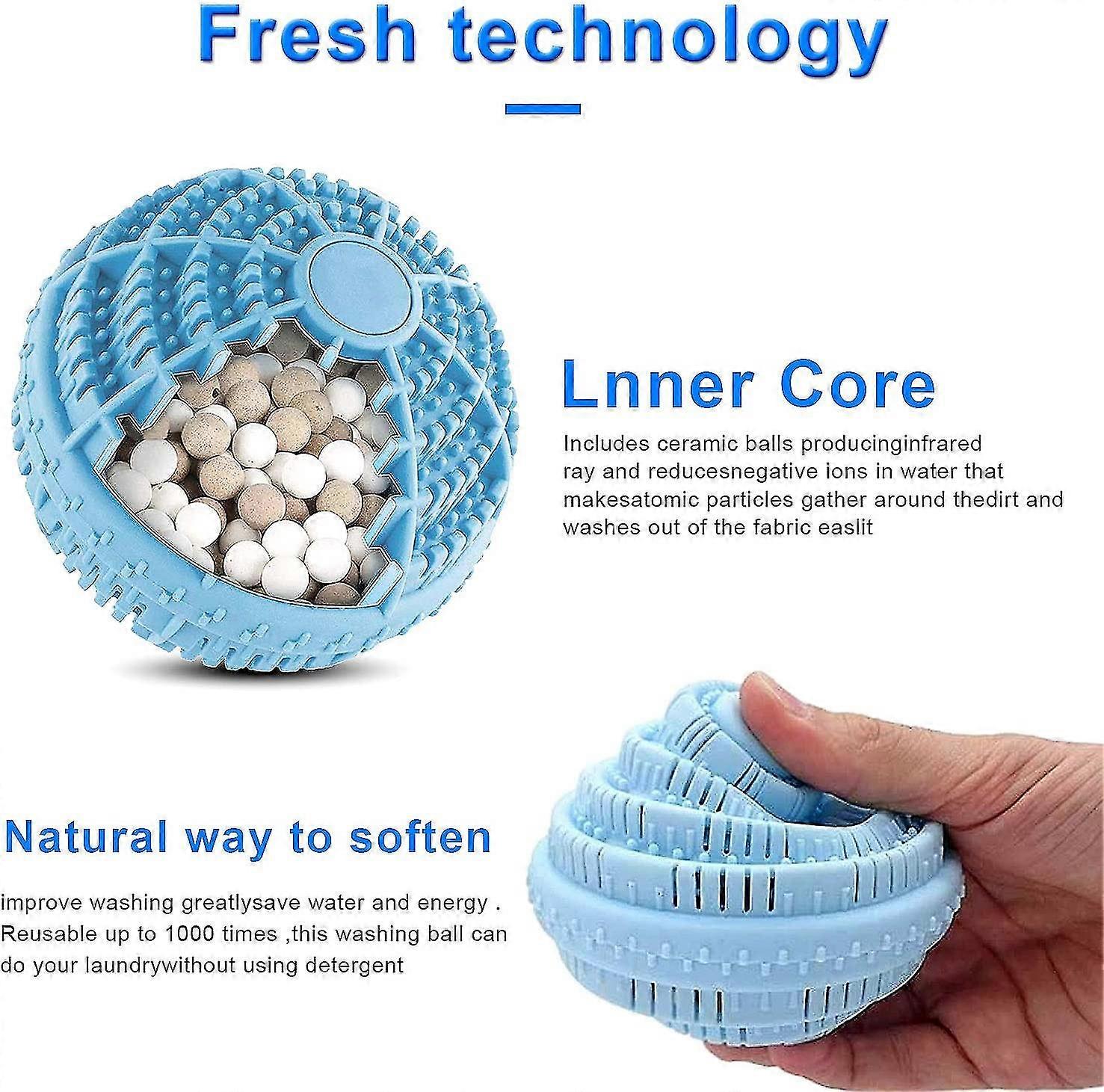 2024 Washing Balls, Reusable Eco-friendly Washing Ball, Natural Laundry ...
