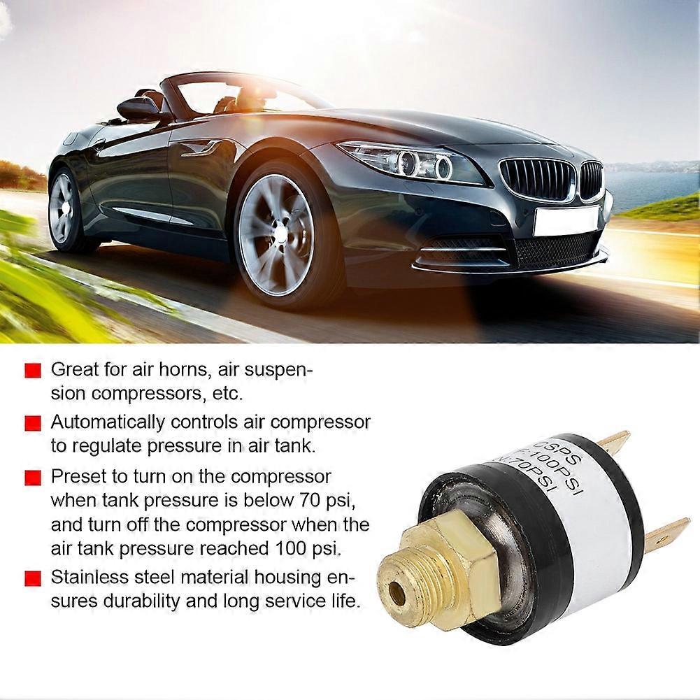 Car Automatic Air Pressure Control Switch Valve 70-100PSI for Air ...