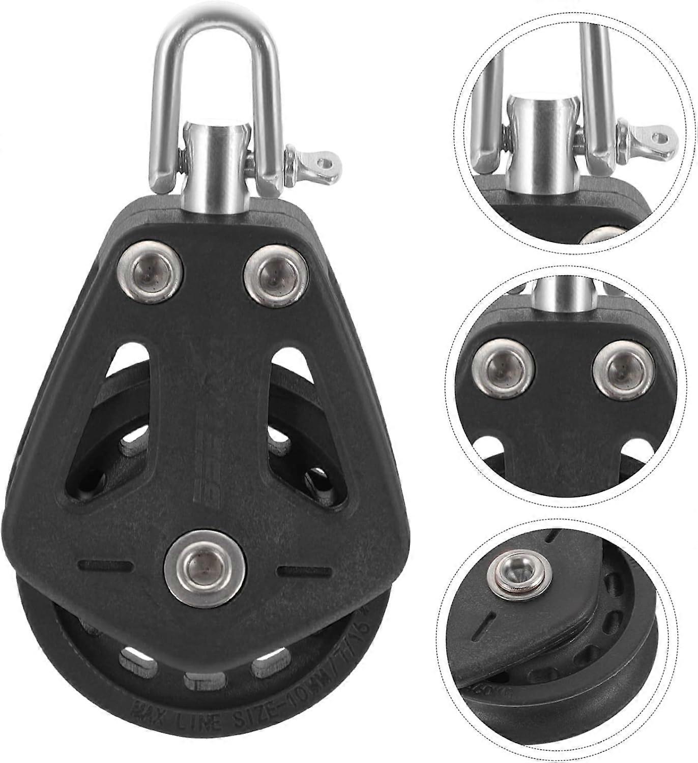 4Pcs Sailing Pulley Block Ball Bearing Pulley God Built A Tough Bearing ...