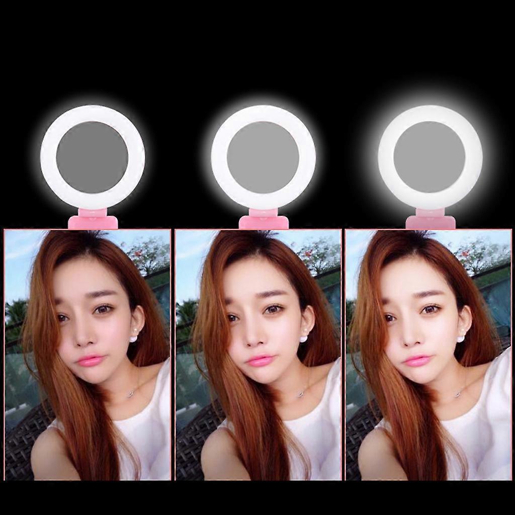 Ring Light with Stand for Vlogging Video Make-up Selfie USB Powered ...
