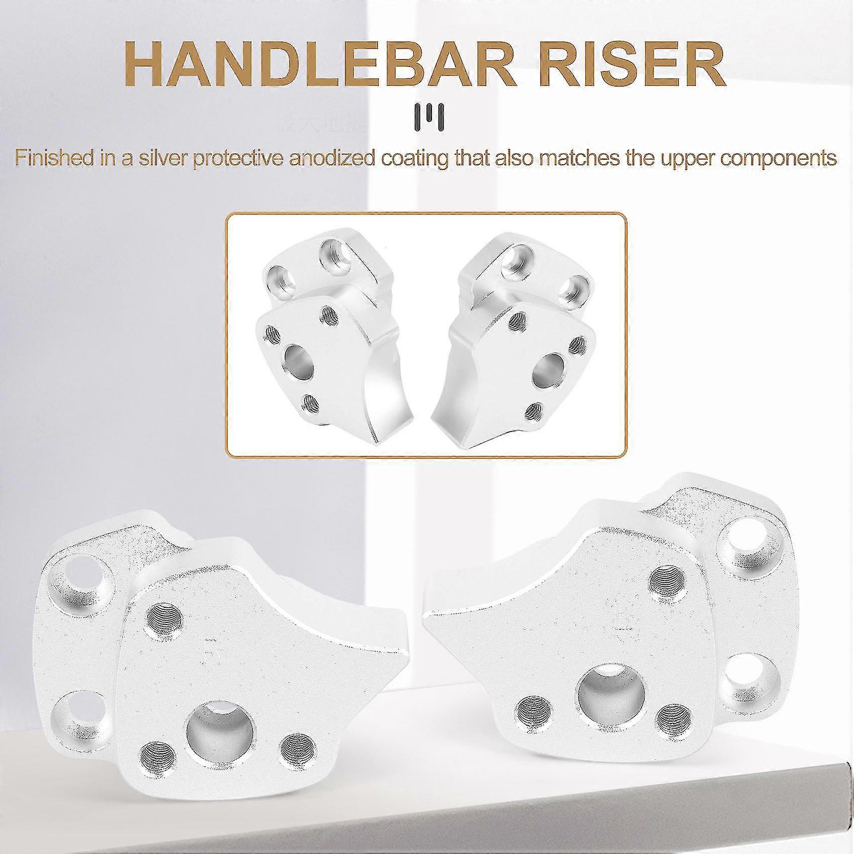25mm Handlebar Riser For Fjr1300 Fjr 1300 2001-2005 Silver Handle Bar ...