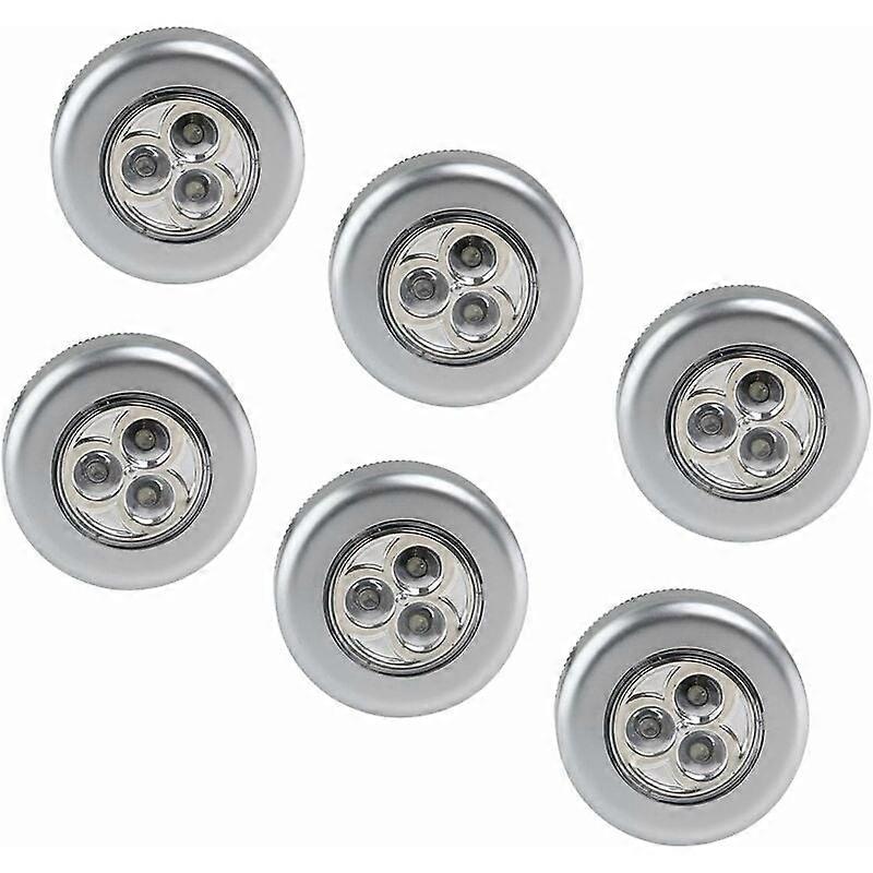6pcs Ceiling Light BulbsLED Battery Operated Touch Lighting Click Push ...
