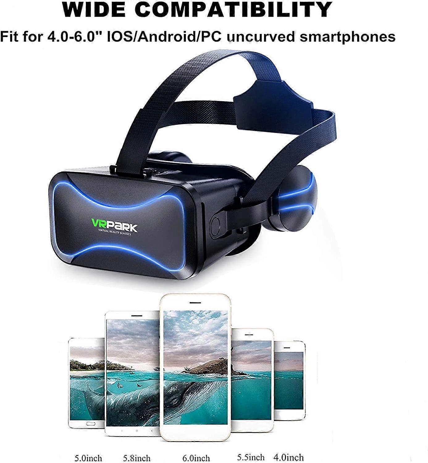 VR Headset with Remote | Immersive VR Goggles for Kids - 3D Virtual ...