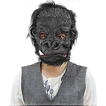 Halloween Scary Horror Chimp Mask Latex Ape Monkey Animal Full Head ...