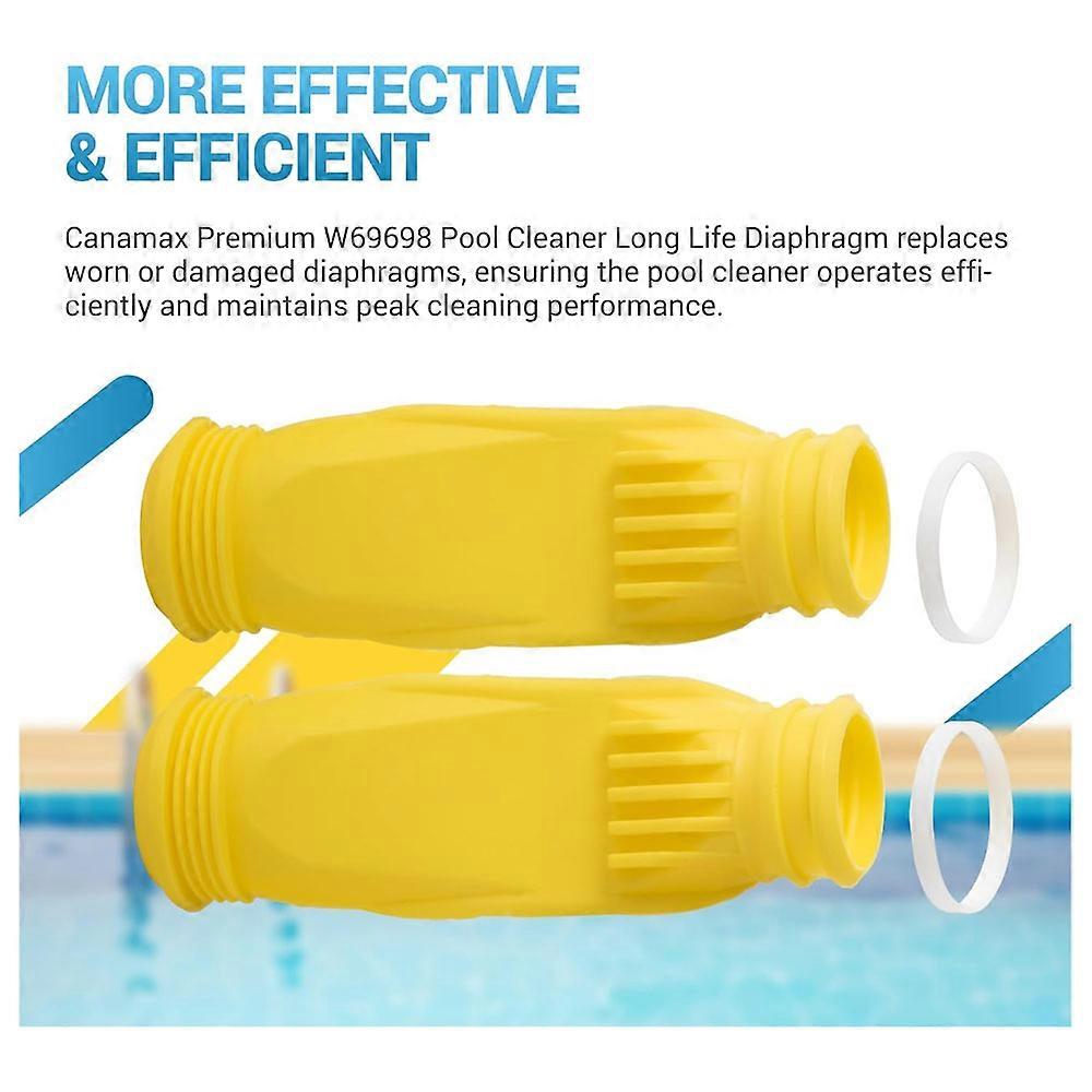 Pool Cleaner Diaphragm Replacement, W69698 Silicone Pool Cleaner Long ...