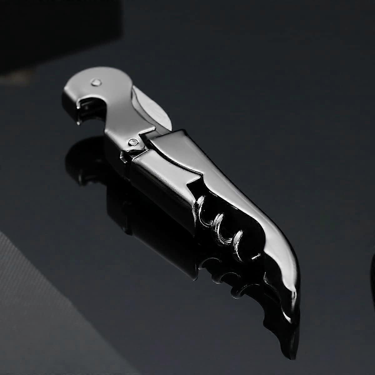 Waiter Corkscrew Wine Key Wine Opener with Foil Cutter,Stainless Steel ...