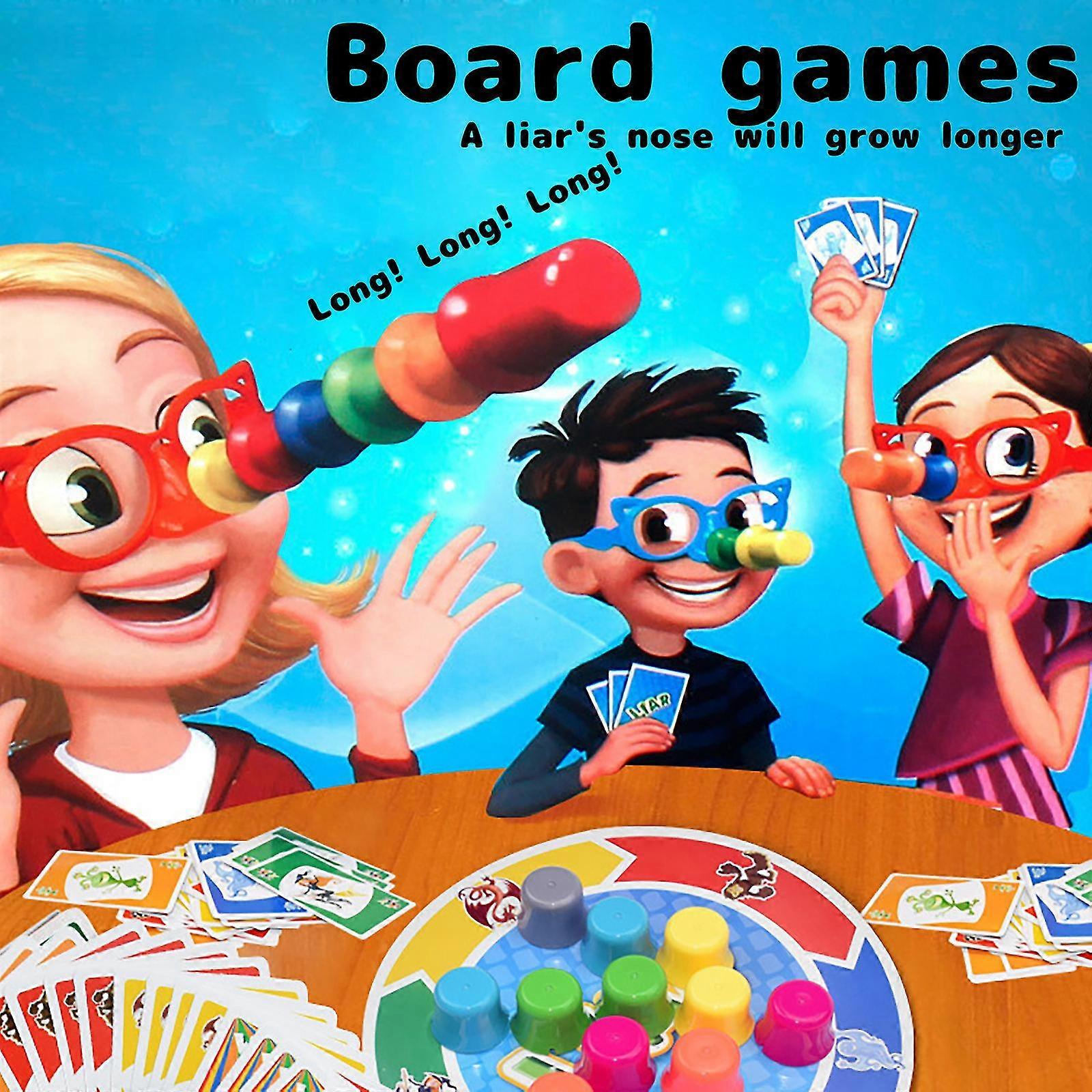 Family Fun Fibber Board Game Growing Nose Interesting Family ...