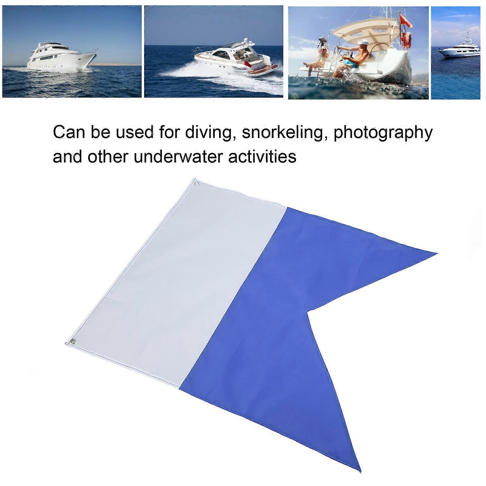 International Diver Flags Blue and White Universal Dive Flags Boats ...