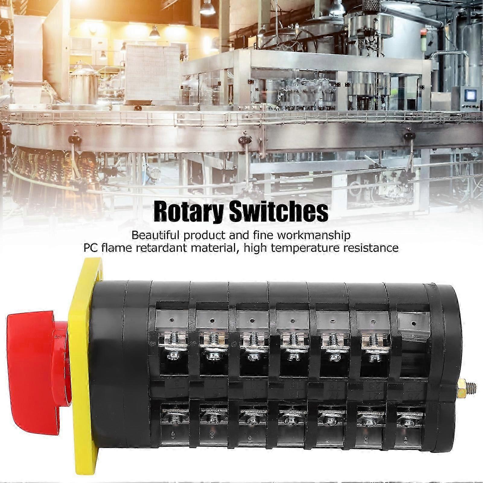 Universal Rotary Switch 12-Position Electric Cam Switches110-380V 16A ...
