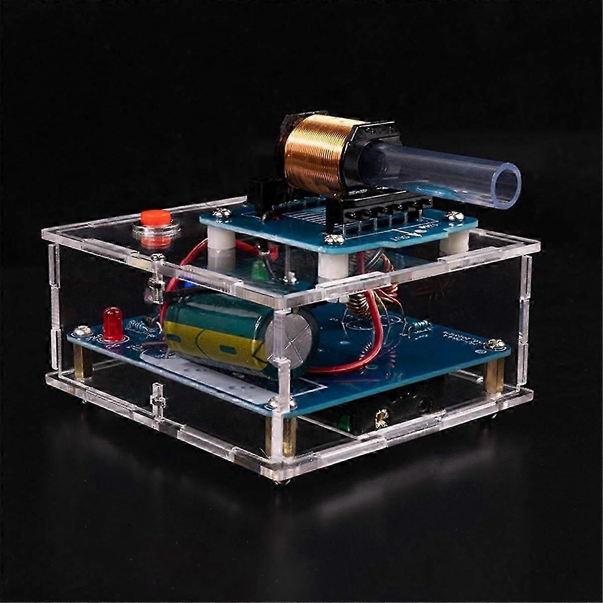 Electromagnetic Cannon DIY Kit Long-Range Projectile High-Voltage Coil ...