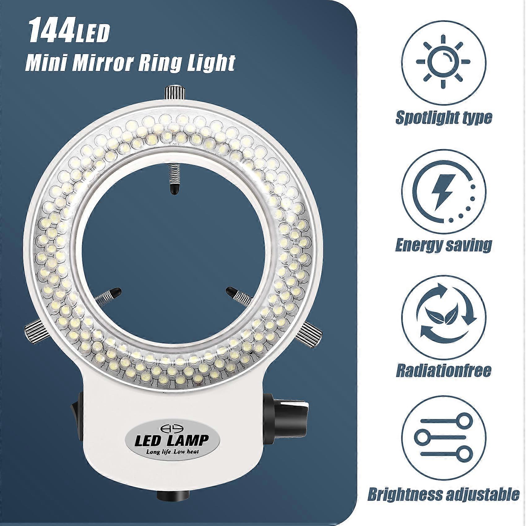 144 LEDs Ring light Ring Light for mini scope lamp light 6000K 0-100% ...