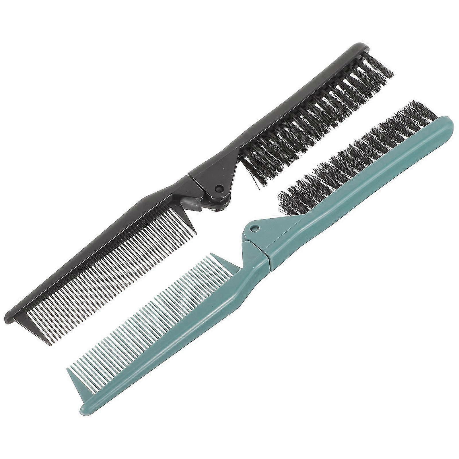 Portable Folding Brush and Comb, Featuring a Sturdy Foldable Structure ...