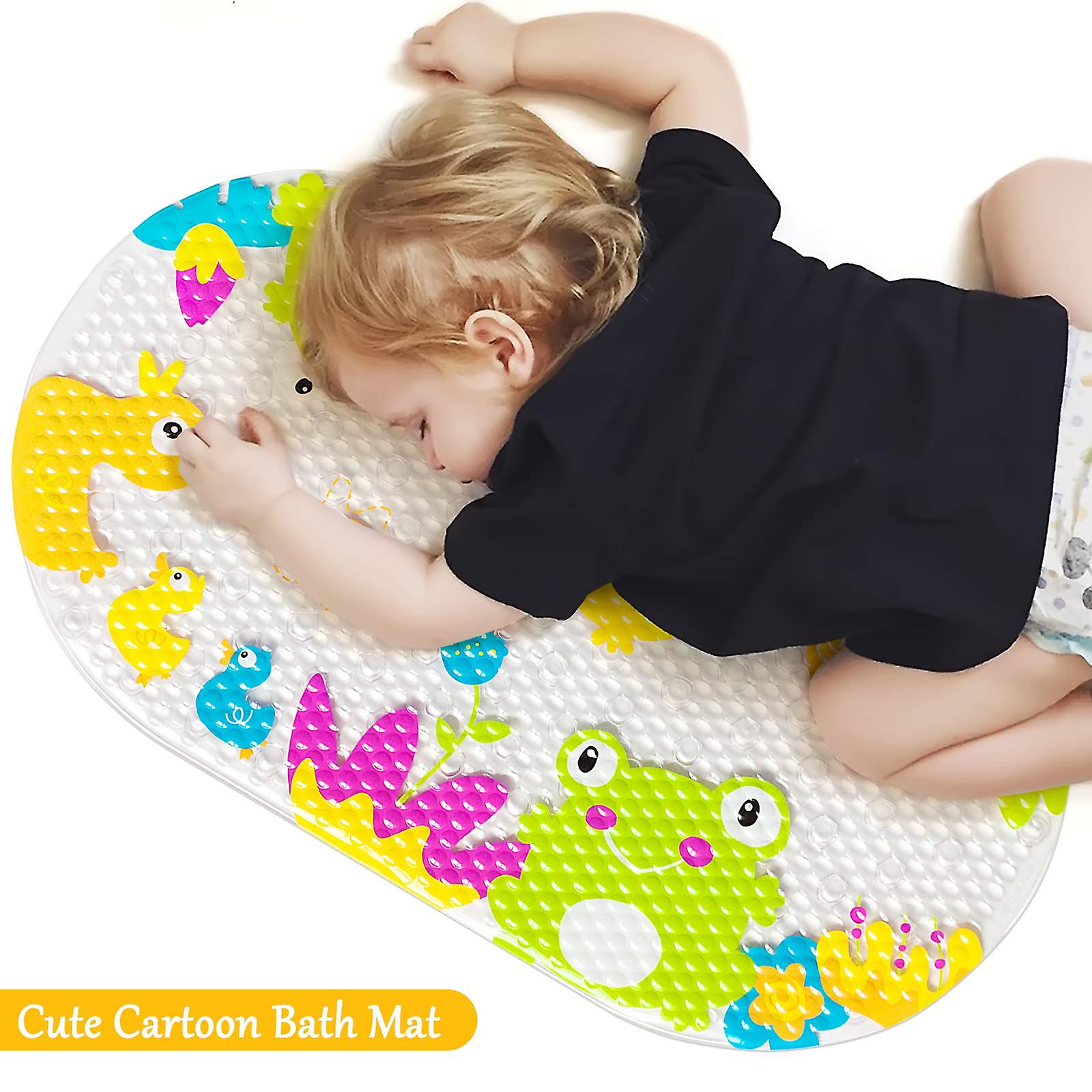 Childrens Bathtub Mat, Baby Non Slip Bath Mat Anti Mould Nippers Safety ...