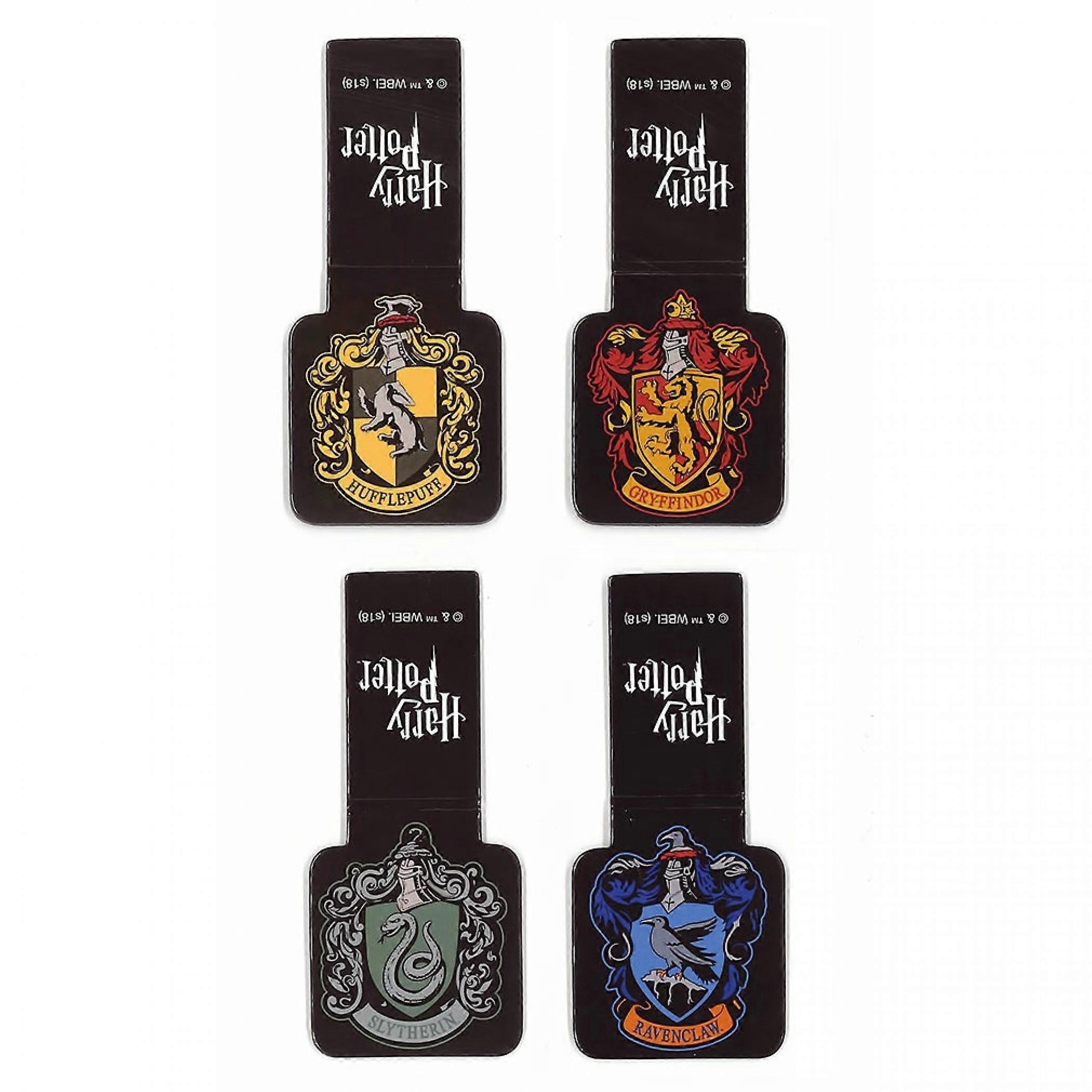 Harry Potter School Crests Magnetic Bookmarks Set Of 4 Harry Potter ...