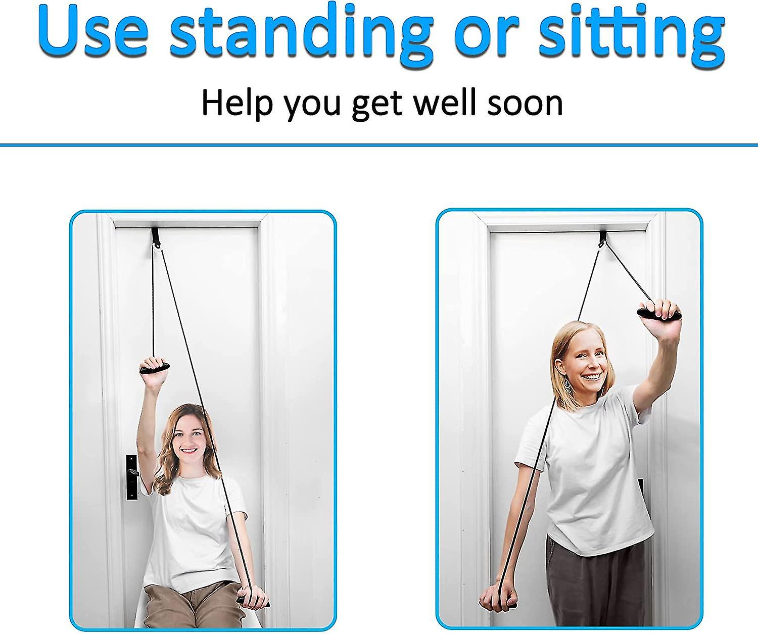 Shoulder Pulley Over The Door Physical Therapy System, Exercise Pulley ...