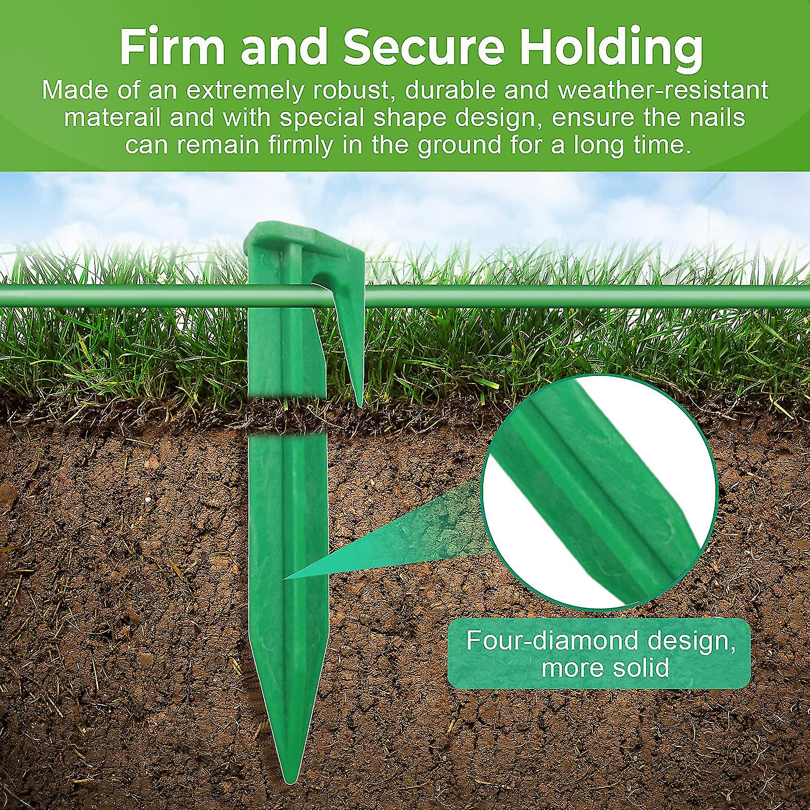 1 Set Ground Nail Wide Compatible Improving Stability Bio-degradable ...