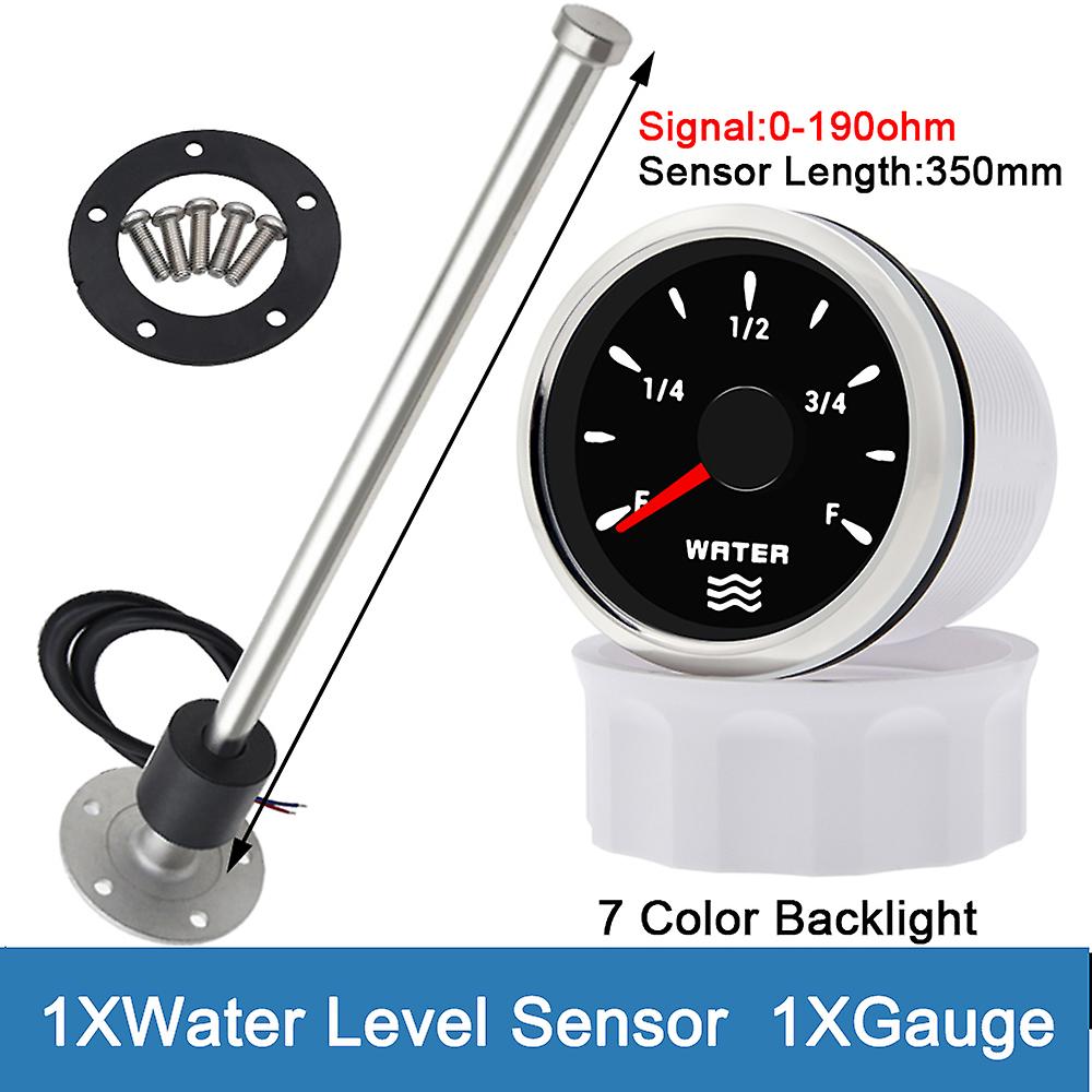 52mm Water Level Gauge With 100-500mm Water Level Sensor 0-190 Ohm ...