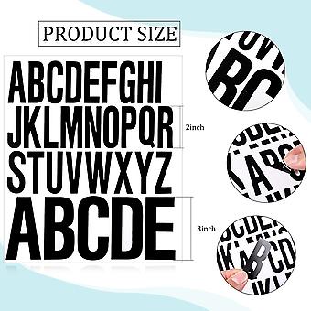 8 Sheet Self Adhesive Letters Stick on Vinyl Letters Capital Letter ...