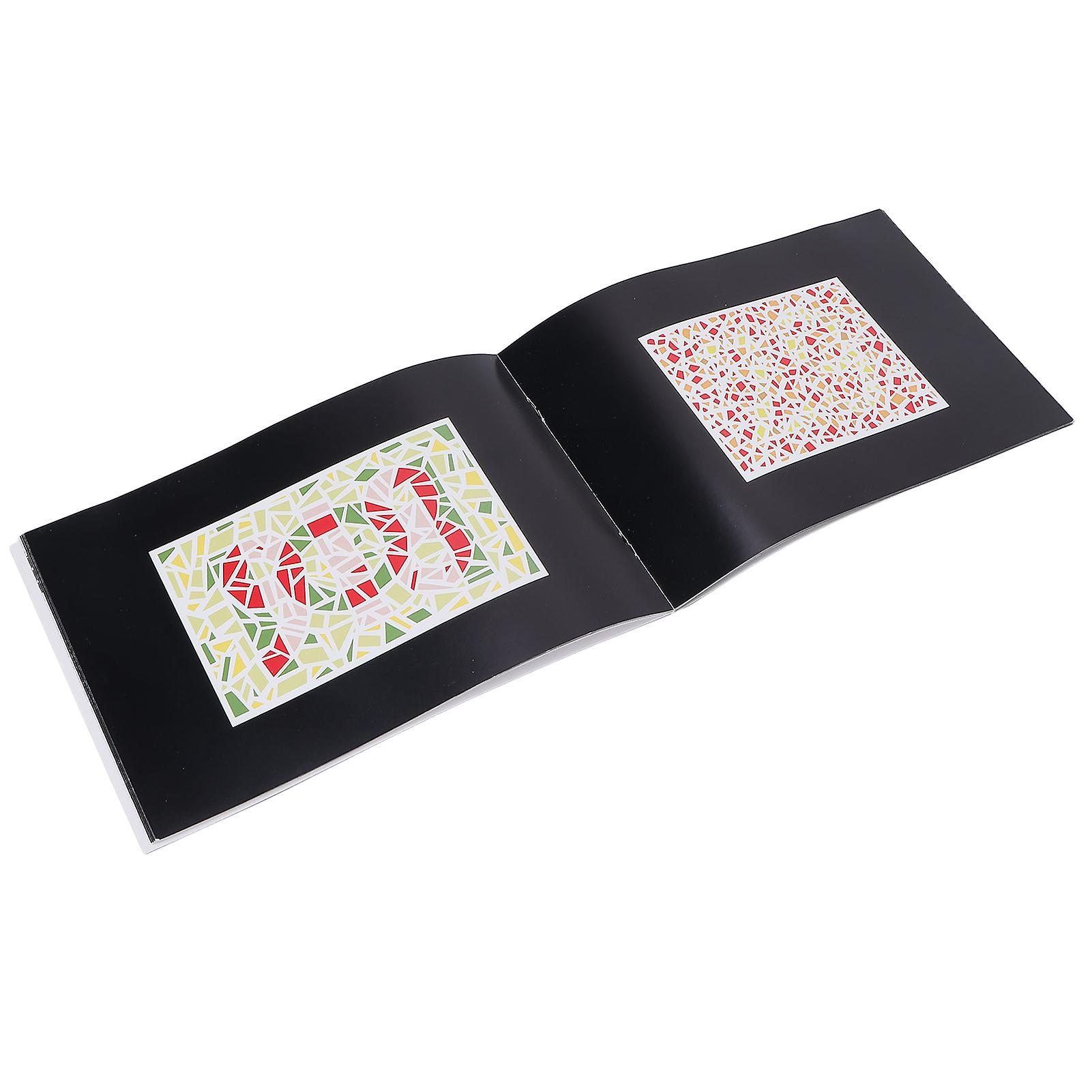 36 Pages Colorblind Testing Chart Color Blindness Color Weakness Test ...