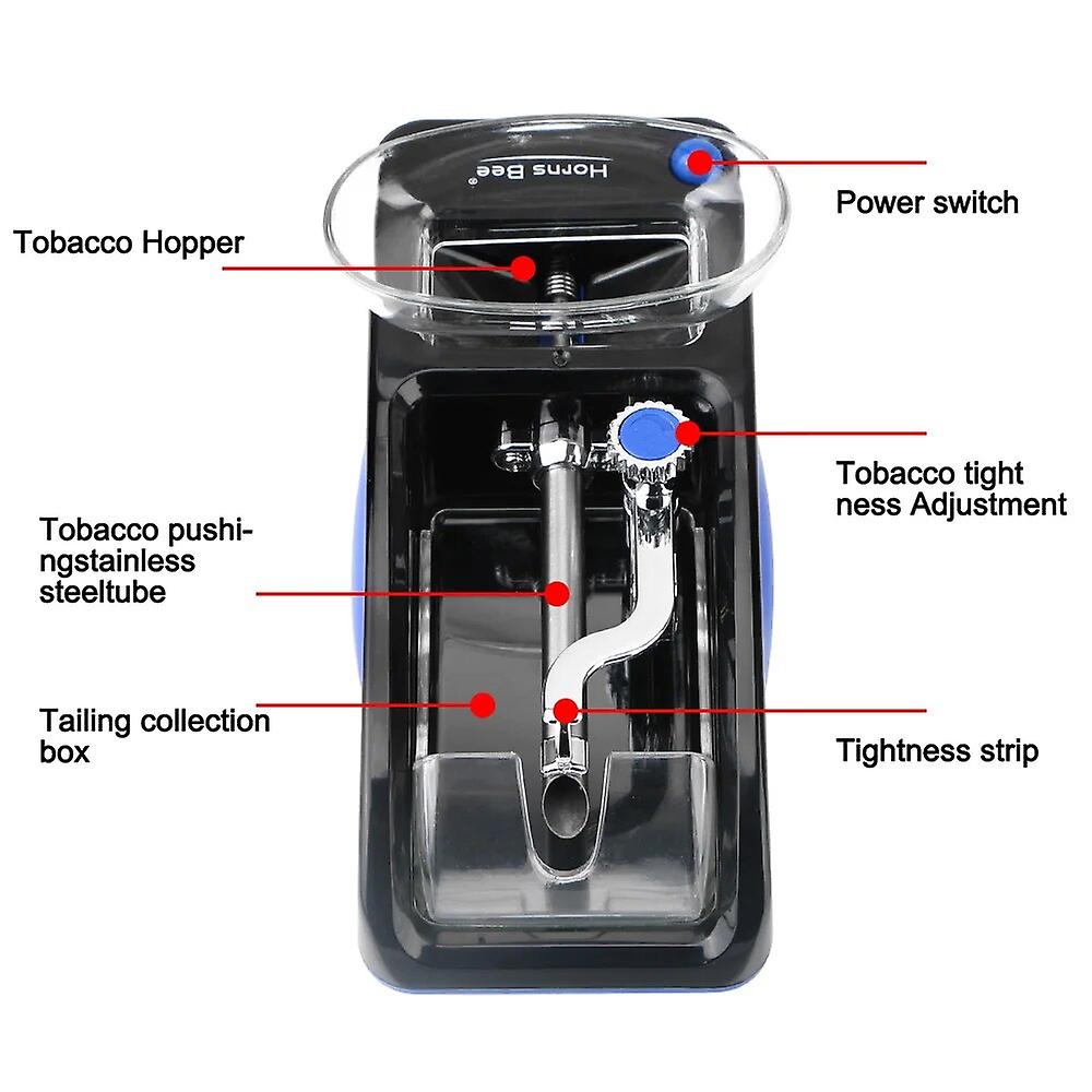 Automatic Cigarette Rolling Machine EU/US Plug Tobacco Filling Stuffing ...