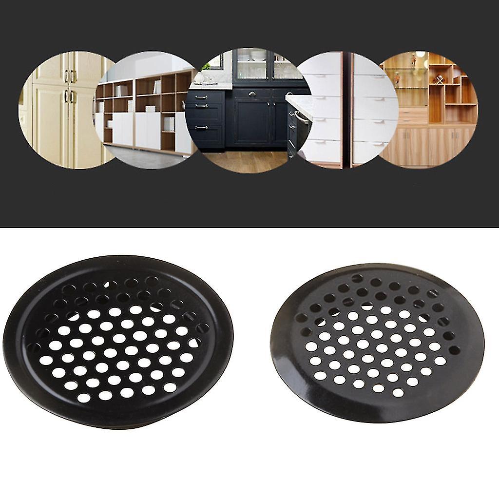 Mesh Vent Cover 10 Pack Black Stainless Steel Soffit Vents - 19mm Round ...