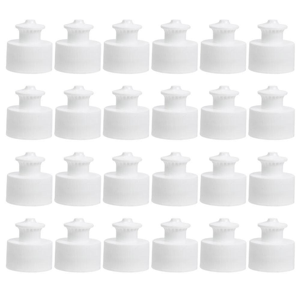 24pcs Push Pull Replacement Caps Reusable Sports Bottle Lid Bottle Caps ...