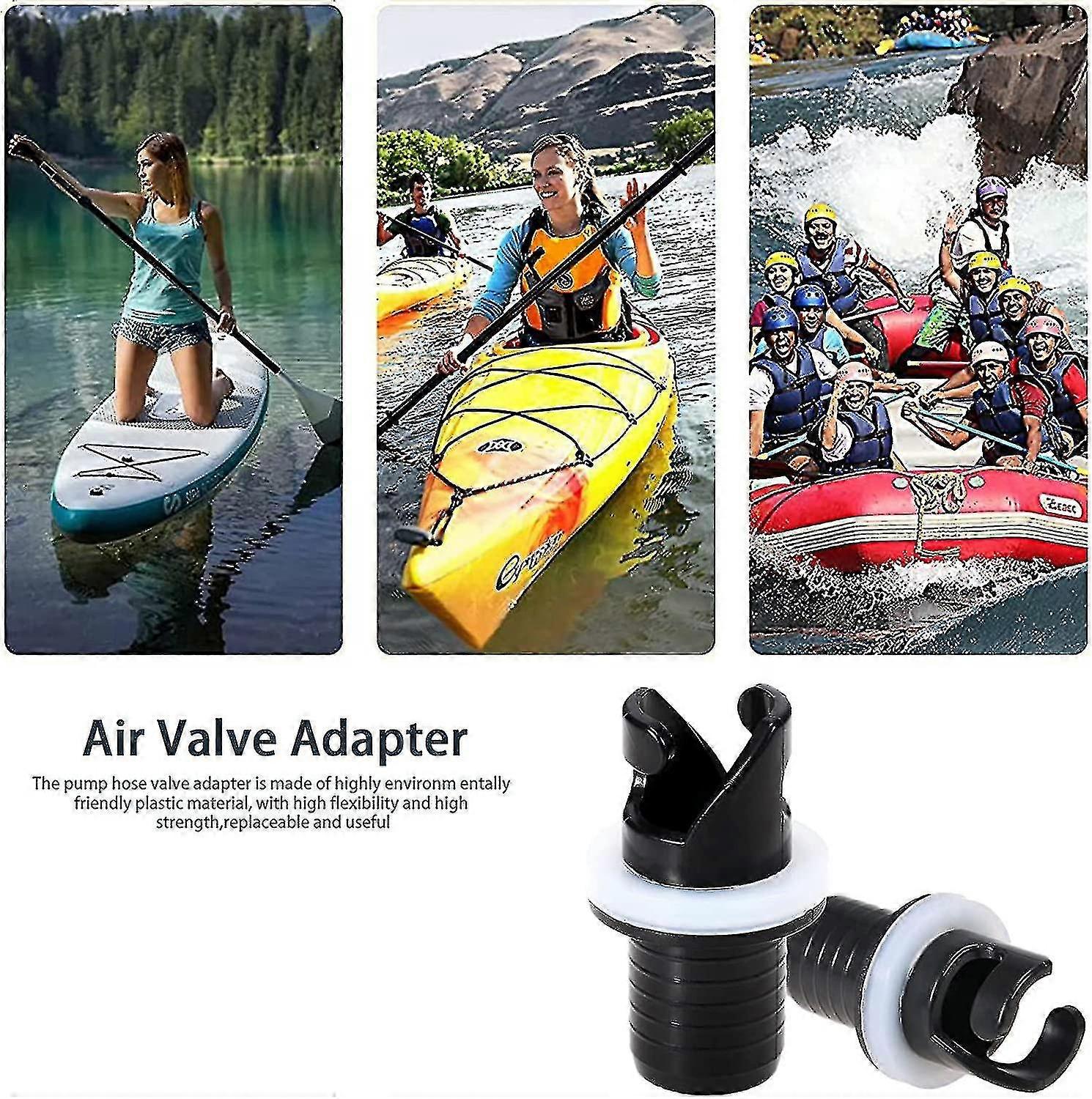 Boat Foot Pump Hose Adapter, H-r Valve Kayak Adapter Inflatable Boat ...