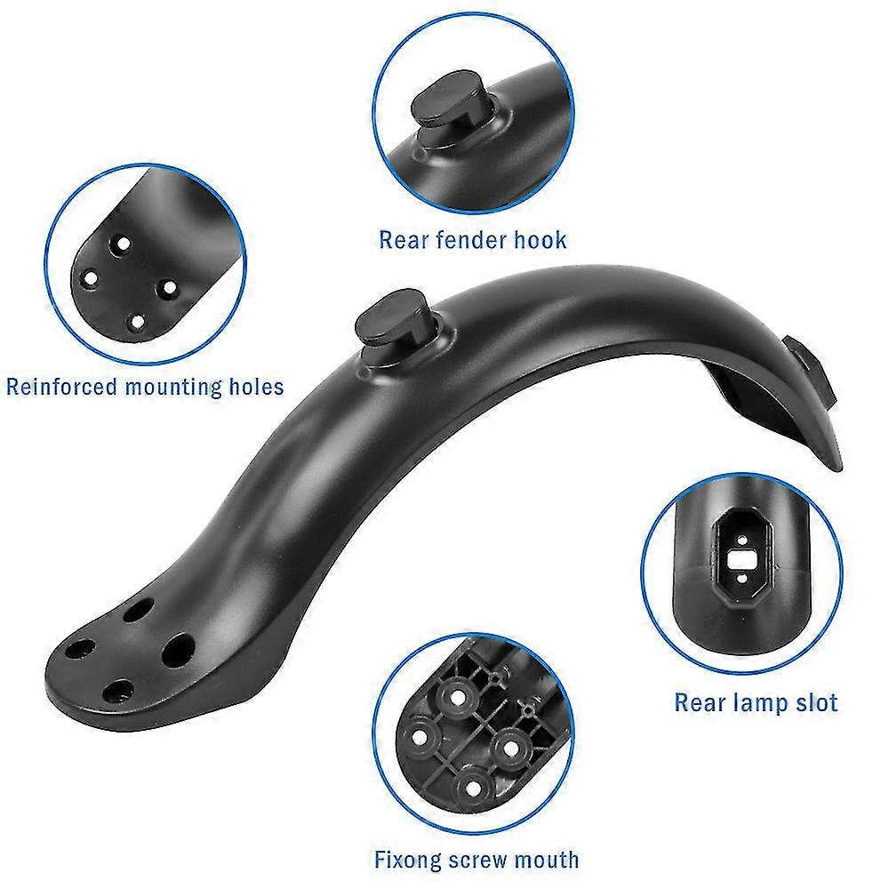 Rear Mudguard Bracket Electric Scooter Tail Light for 4 Screws Fender ...
