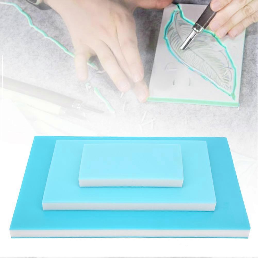 Triple Layered Rubber Block Stamping Engraving Carving Block PVC Rubber ...