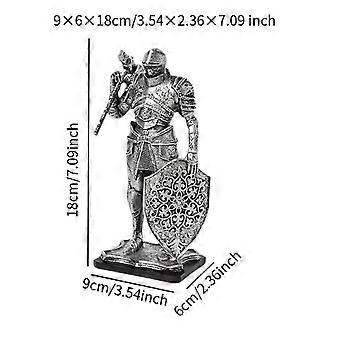 Knight Statue Gift Collectible Knight Figurine for Bookshelf Desktop ...