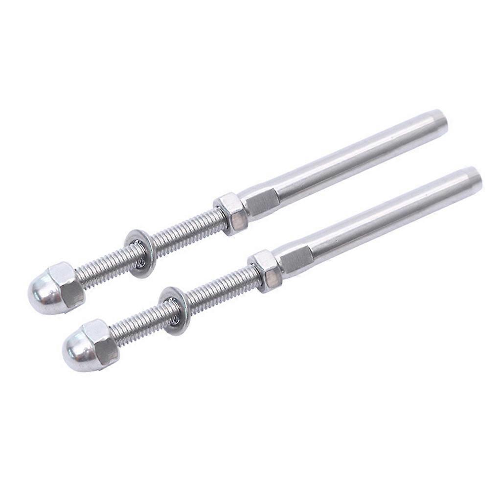 20 Pieces T-316 Cable Railing Kit Stainless Steel Stair Deck Post ...