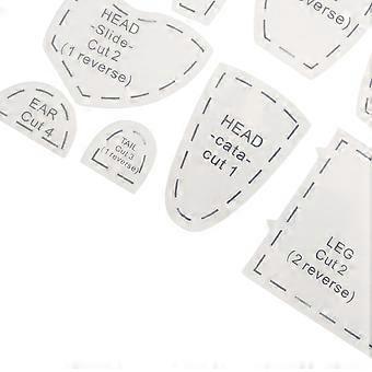 Memory Bear Template Ruler Set Acrylic Memory Bear Sewing Quilting ...