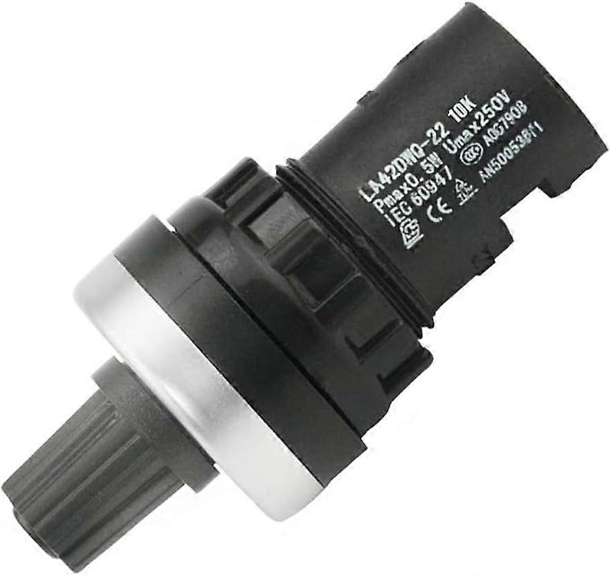 2pcs LA42DWQ-22 22mm 10K Ohm Variable Speed Rotary Potentiometer (10K ...