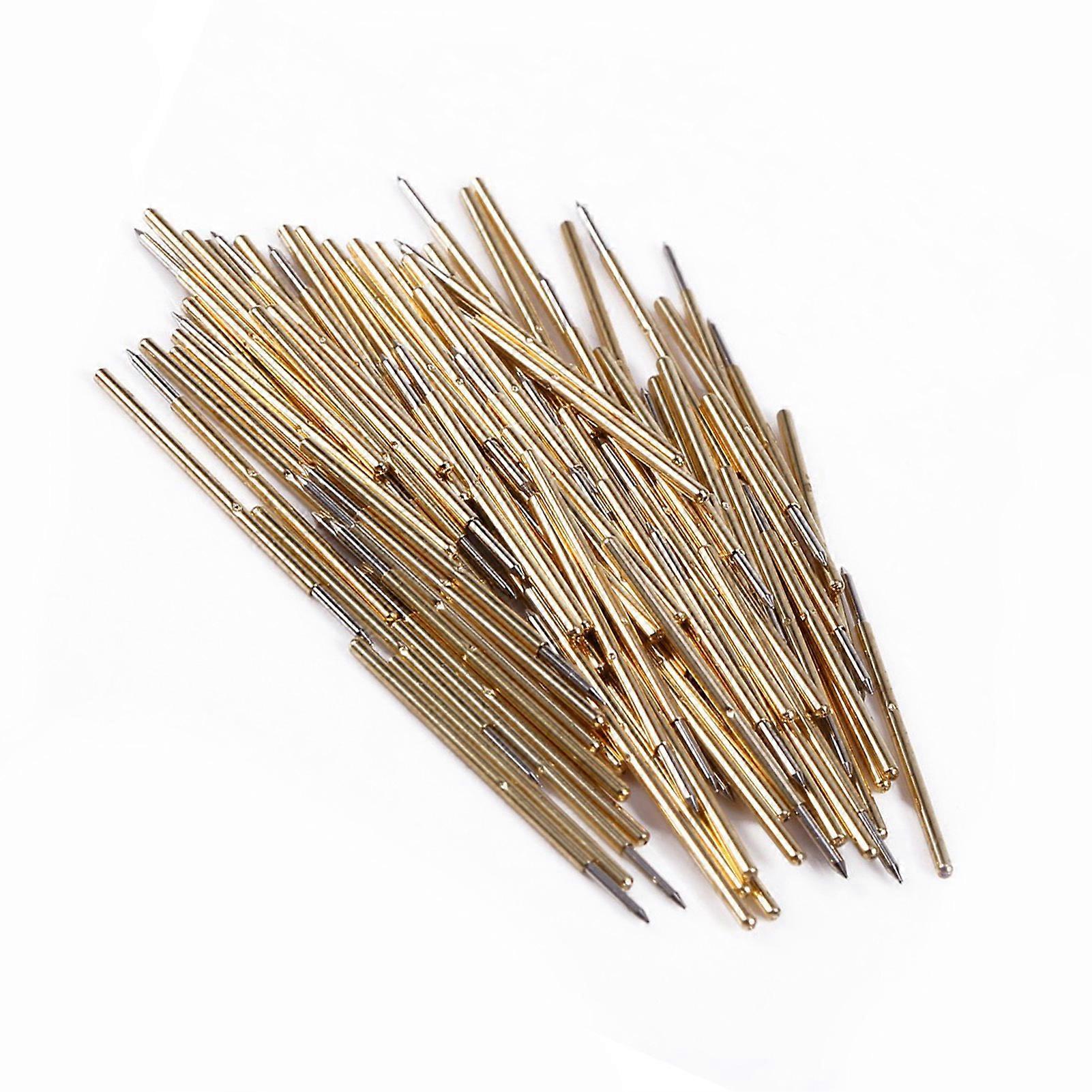 P50?B1 0.68mm Round Pogo Pin Metal Needle Spring Test Probe Tools ...