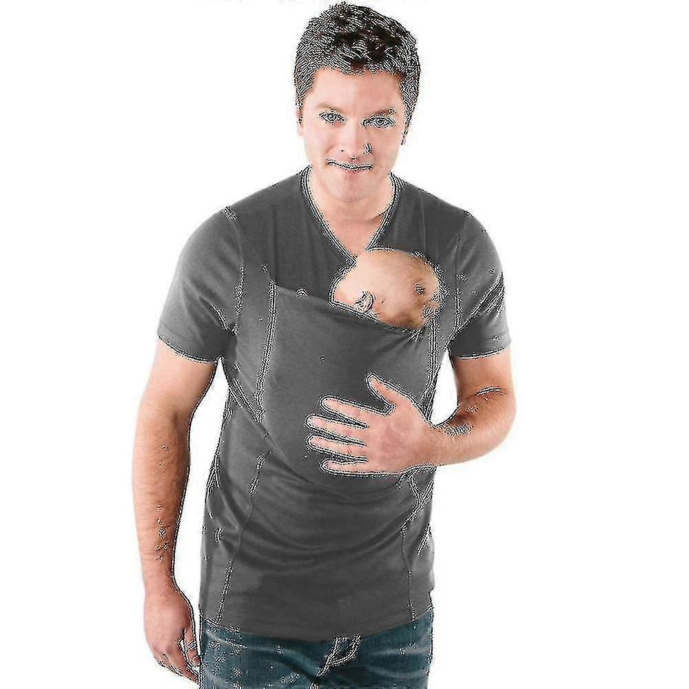 Men's Kangaroo Dad T-shirts Baby Carrier T-shirt | Fruugo UK