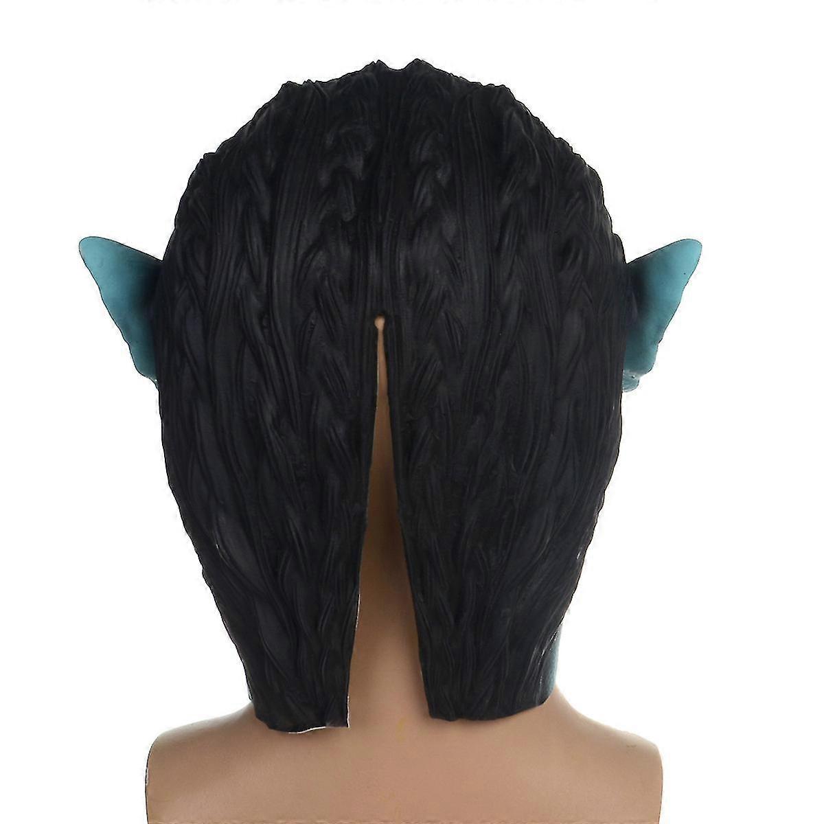Movie Avatar 2 Cosplay Mask Latex The Way Of Water Alien Costume Party ...