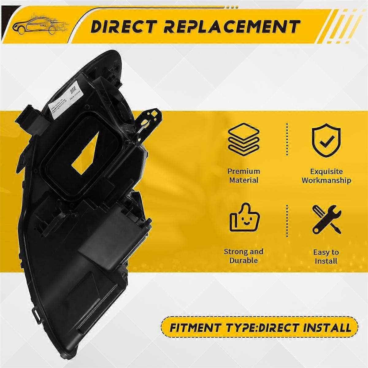 Front Headlight Base for - CLA W117 2017-2020 Headlamp House Rear Base ...