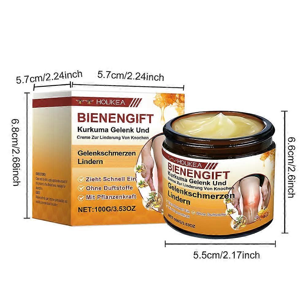Bee-Venom Joint Pain Relief Cream, Quick Soothing for Knee, Back, Neck & Muscle Pain, For Active ...